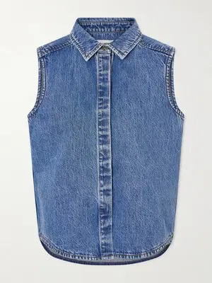 Still Here Emma Denim Shirt - Blue