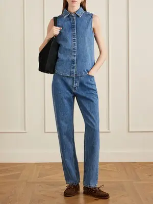 Still Here Emma Denim Shirt - Blue