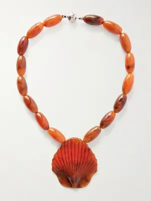 JULIETTA Silver-tone 'symi' Shell And Resin Necklace