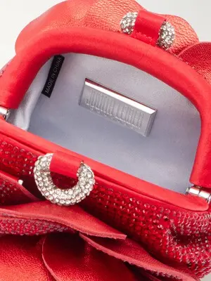 Judith Leiber Soft Rose Crystal Clutch