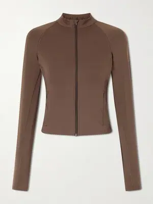 SKIMS Nike X Tech-jersey Jacket - Brown