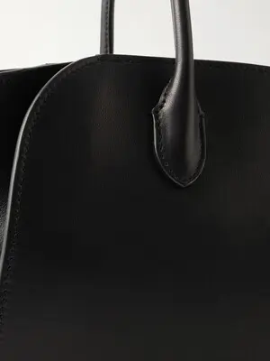 THE ROW Marlo 12 Leather Tote - Black