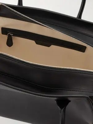 THE ROW Marlo 12 Leather Tote - Black