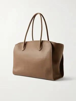 THE ROW Marlo 14 Leather Tote - Brown