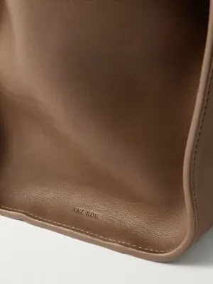 THE ROW Marlo 14 Leather Tote - Brown