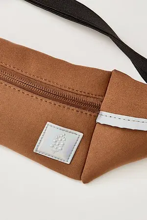 Free People Reflective Runner Belt Bag - Sandy