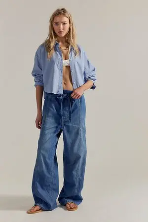 Free People On The Dock Fisherman Pull-on Jeans