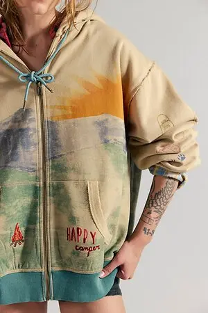 Free People We The Free Into The Wild Hoodie - Camp Combo