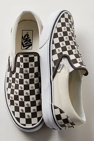Vans Slip Ons Browns