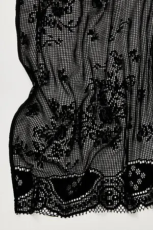 Free People Elsa Lace Poncho - Black
