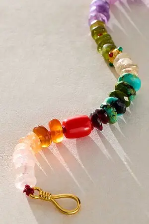 MEREDITH WATERSTRAAT Semiprecious Stone Beaded Bracelet