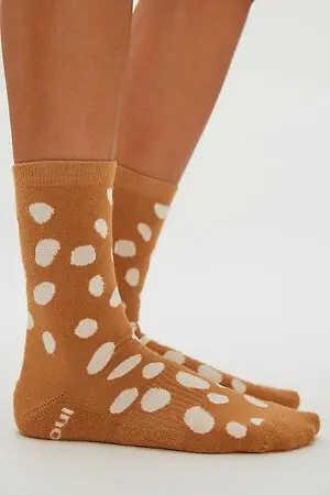 DOUBLESOUL Print Mid-calf Socks