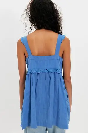 Free People Farrah Embroidered Tunic