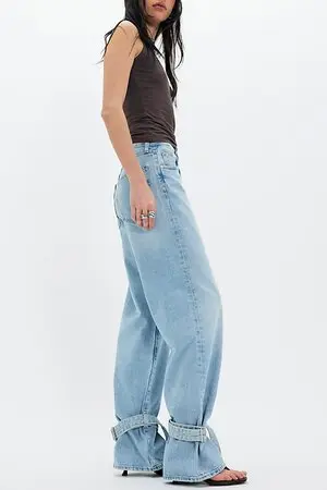 AGOLDE Cinched Hem Taper Jeans