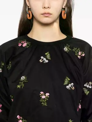 Cynthia Rowley Embroidered Sweatshirt