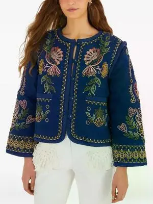 Farm Rio Embroidered Jacket