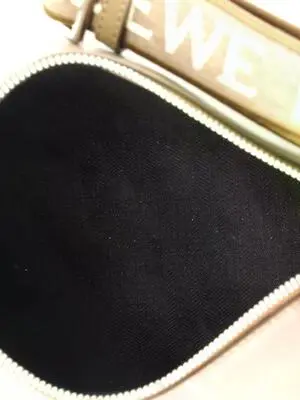 Loewe Cubi Small Leather Crossbody Bag - Green