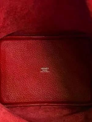 Hermès 2009 Picotin Lock 18 Handbag - Red