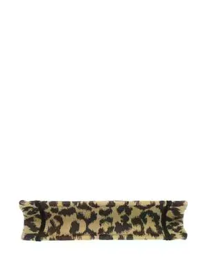 Dior 2021 Mizza Mini Embroidered Leopard Book Tote Bag - Brown