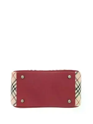 Burberry Nova Check Canvas Handbag