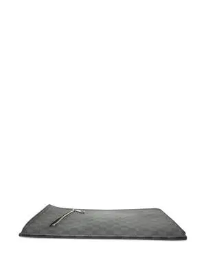 LOUIS VUITTON 2012 Damier Graphite Canvas Poche Documents Clutch