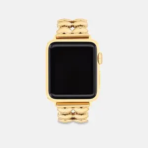 COACH Tone Heart Link Apple Watch® Strap - Gold