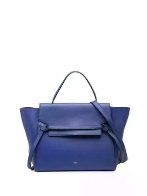 Celine 2014 Mini Leather Belt Bag Satchel - Blue