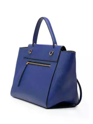 Celine 2014 Mini Leather Belt Bag Satchel - Blue