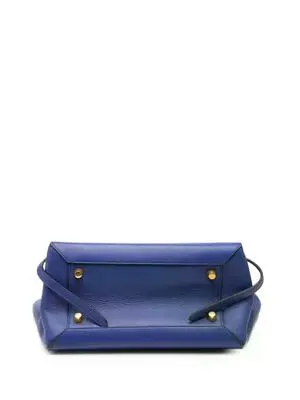 Celine 2014 Mini Leather Belt Bag Satchel - Blue