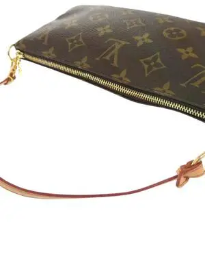 LOUIS VUITTON 2000 Monogram Pochette Accessoires - Brown