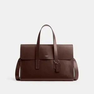 COACH Flatiron Portfolio Briefcase - Maple