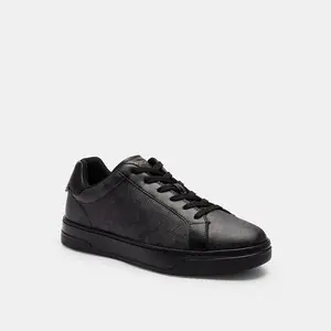 COACH High Line Sneakers In Signature Canvas - Graphite/black