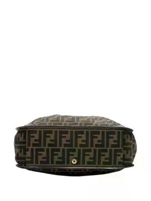 Fendi 2000-2010 Zucca Canvas Shopping Tote Bag