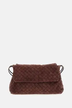 Bottega Veneta Suede Day Bag - Red