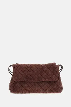 Bottega Veneta Suede Day Bag - Red