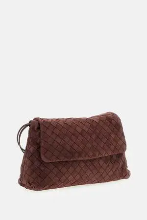 Bottega Veneta Suede Day Bag - Red