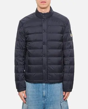 Moncler Short Selves Down Jacket - Blu