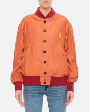 BODE NEW YORK Rally Viscose Bomber Jacket