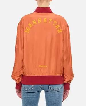 BODE NEW YORK Rally Viscose Bomber Jacket