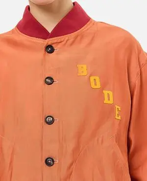 BODE NEW YORK Rally Viscose Bomber Jacket
