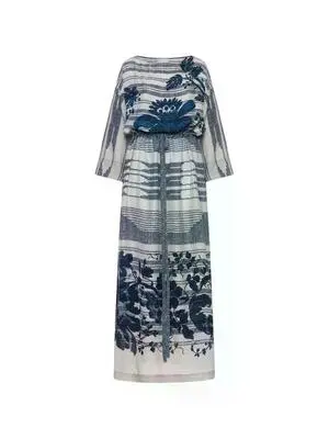 PIERRE-LOUIS MASCIA Striped Maxi Dress