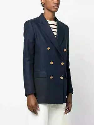 Tagliatore Double-breasted Tailored Blazer - Blue