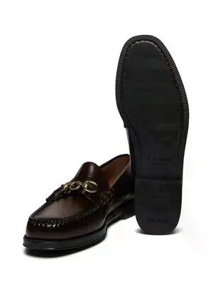 G.H.BASS Weejuns Lincoln Loafers With Horsebit Detail - Brown