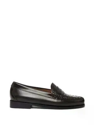 G.H.BASS Weejuns Penny Weave Loafers - Brown