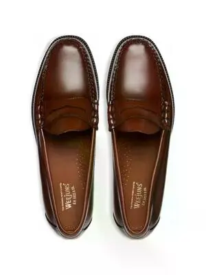 G.H.BASS Leather Penny Loafers - Brown