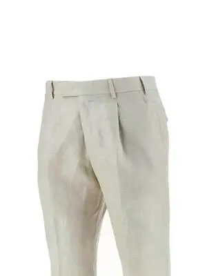 PT TORINO Tailored Pleated Trousers - Neutrals