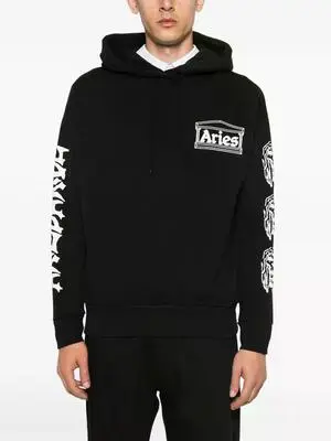 Aries Embroidered Hoodie
