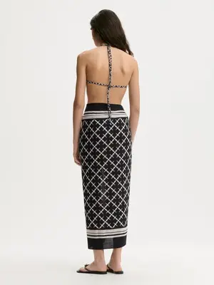 BY MALENE BIRGER Astra Triangle Bikini Top - Black