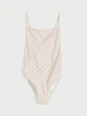 BY MALENE BIRGER Astella One Piece Swimsuit Feather
