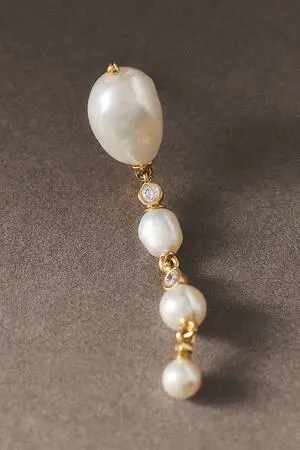 Nadri Siren Freshwater Pearl Drop Earrings